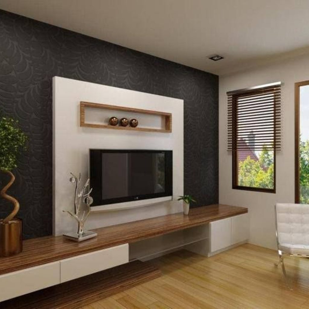 Idea Dekorasi Rak TV Yang Cantik dan Moden - Azhan.co