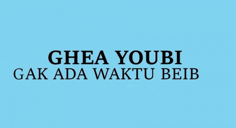 Lirik Lagu Gak Ada Waktu Beib - Ghea Youbi | Azhan.co