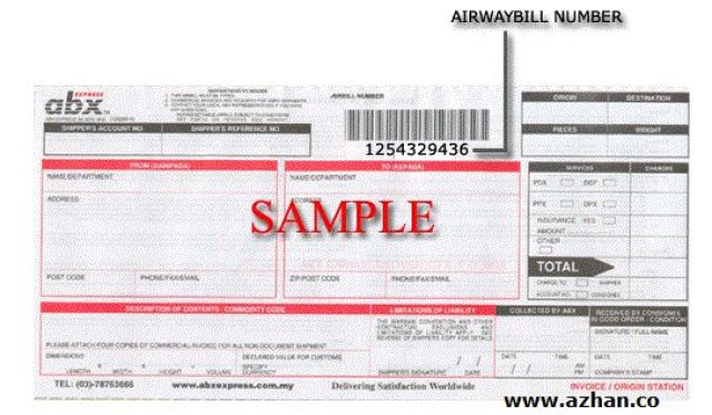 Cara Semak Tracking ABX Express Secara Online | Azhan.co