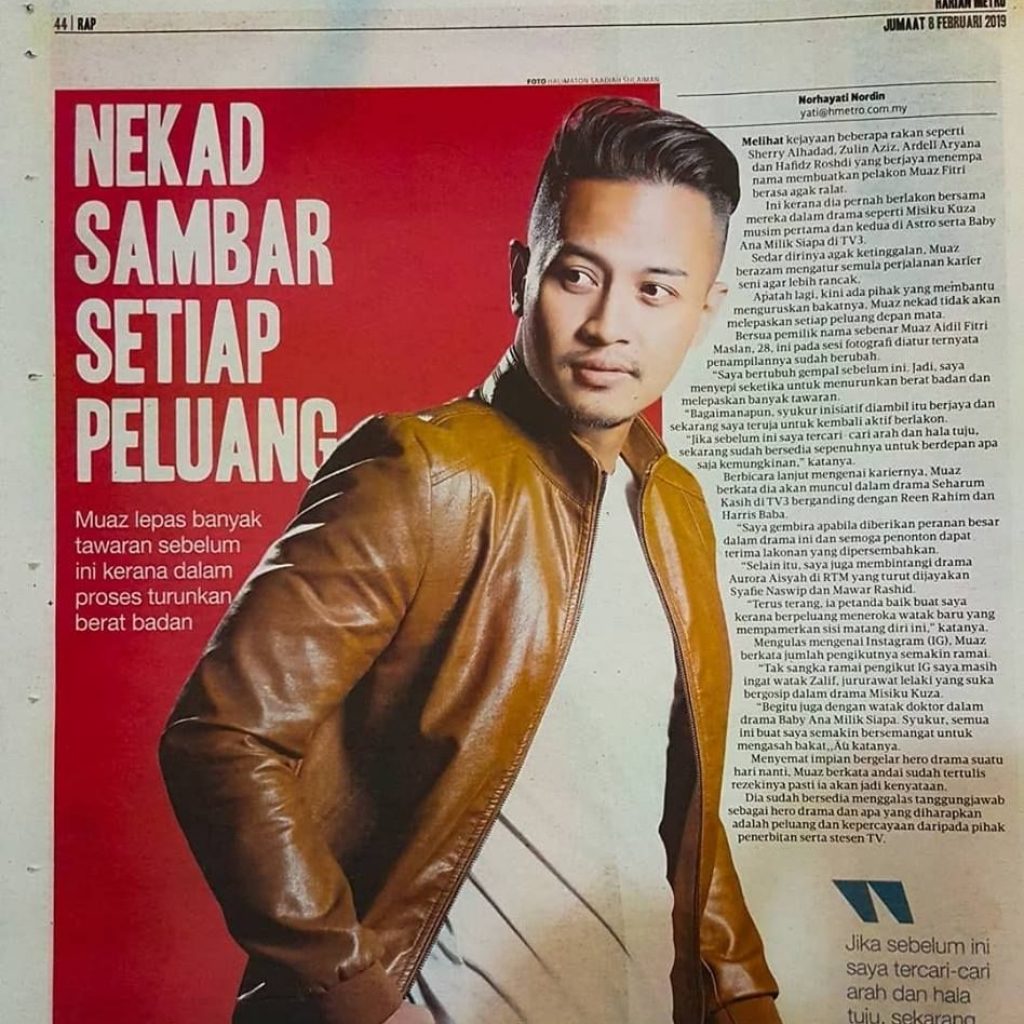 Biodata Muaz Fitri, Pelakon Drama Cari Aku Di Syurga | Azhan.co