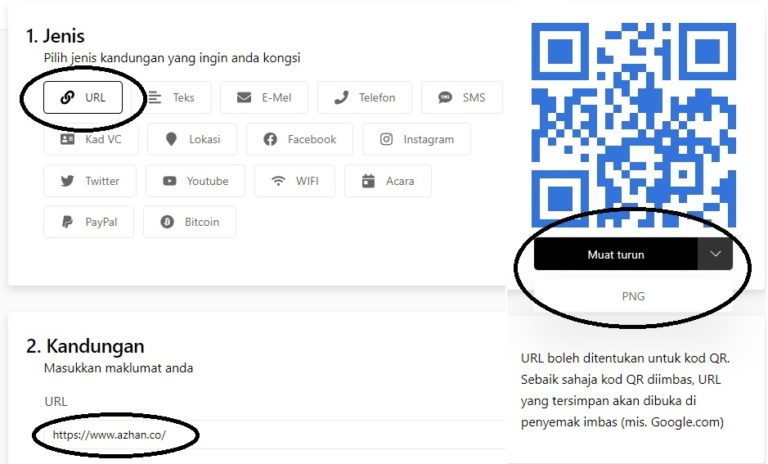Cara Buat Kod QR Paling Mudah dan Percuma | Azhan.co